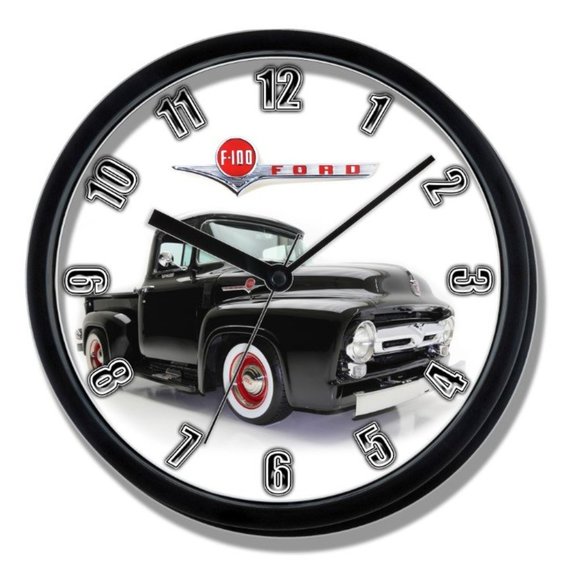 Clock | Wall Decor | 956 Ford F10 Pickup Truck Black Clock New | Poshmark